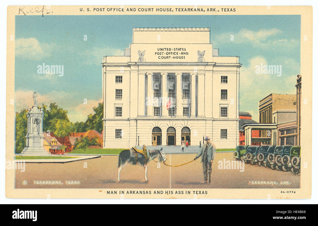This historical photograph shows the U.S. Post Office and Courthouse in ...