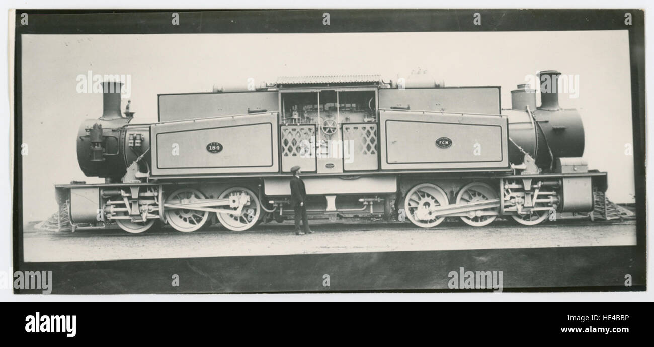 Locomotive No. 184 of the *Ferrocarril Mexicano*, a key component of ...