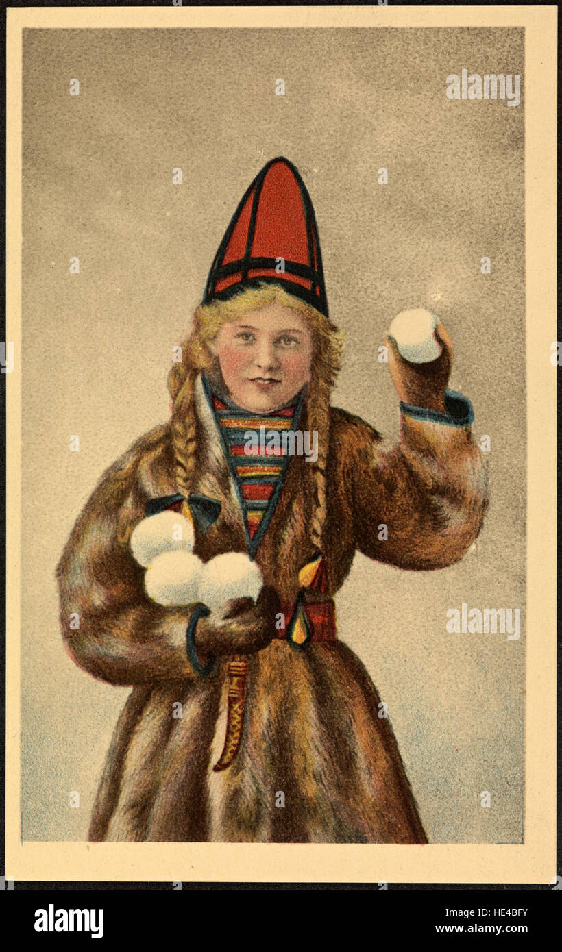 This historical photograph from the National Library of Norway shows a ...