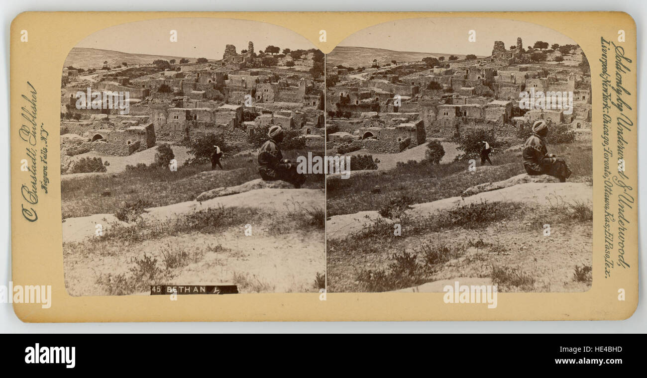 This image captures the historical essence of Bethany, with its ancient ...