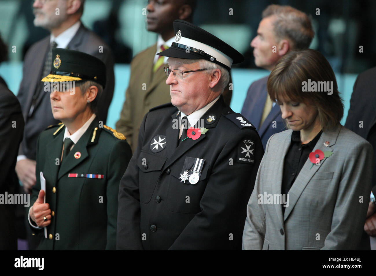 The Mayor of London, Sadiq Khan, Chairman of the London Assembly, Tony ...