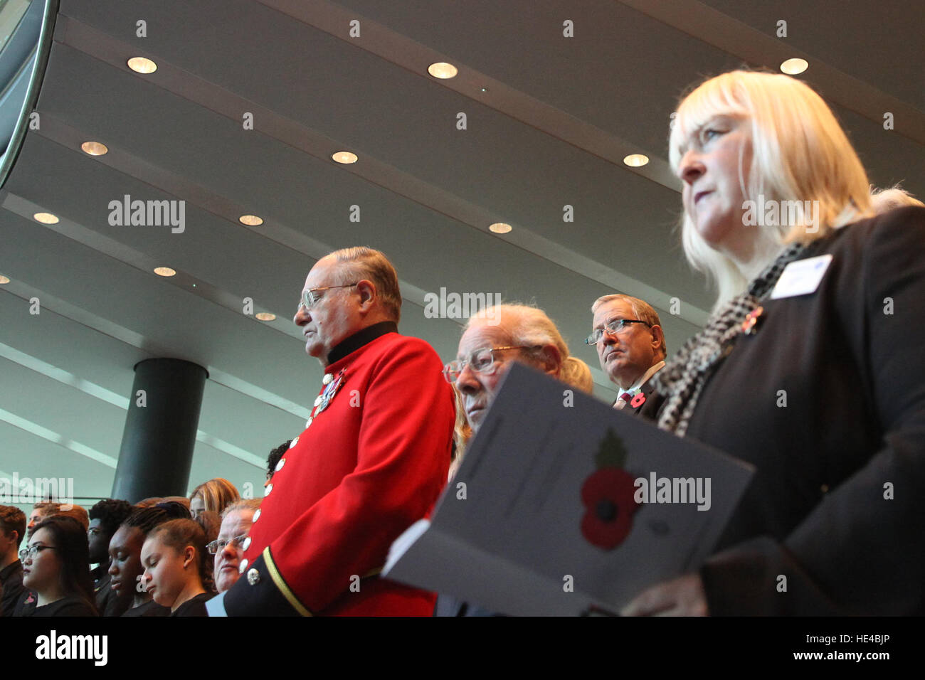 The Mayor of London, Sadiq Khan, Chairman of the London Assembly, Tony ...