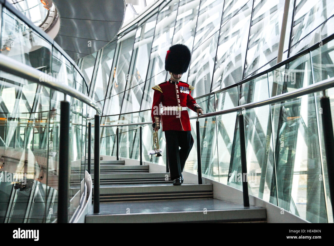 The Mayor of London, Sadiq Khan, Chairman of the London Assembly, Tony ...