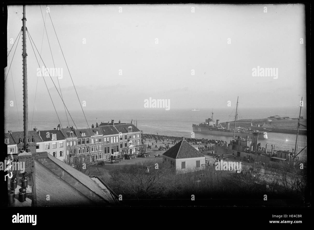 Port, Den Helder, historical photo, Netherlands, navy, marine, military ...