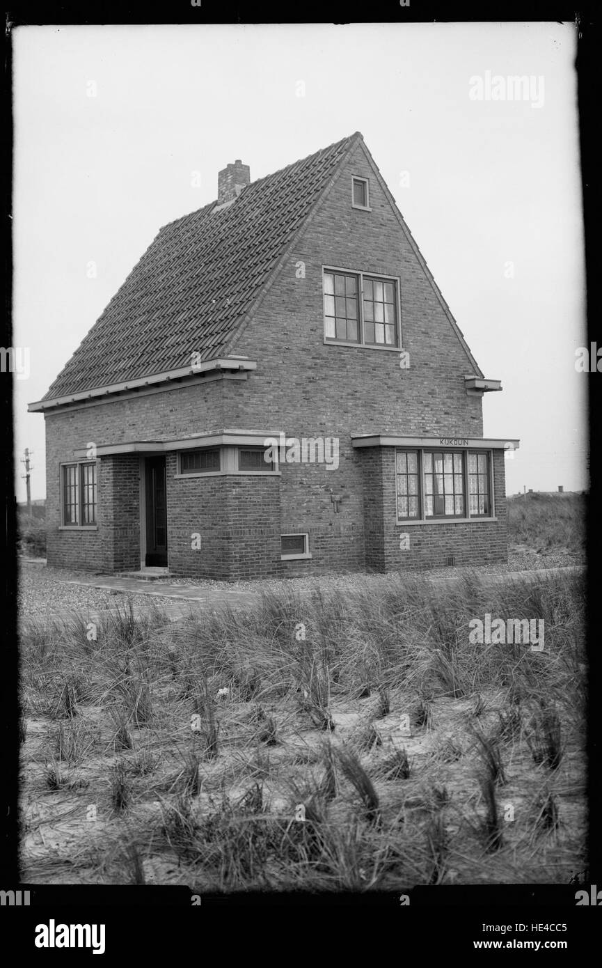 House 'Kijkduin', historic image, Den Helder, Huisduinen, Netherlands ...