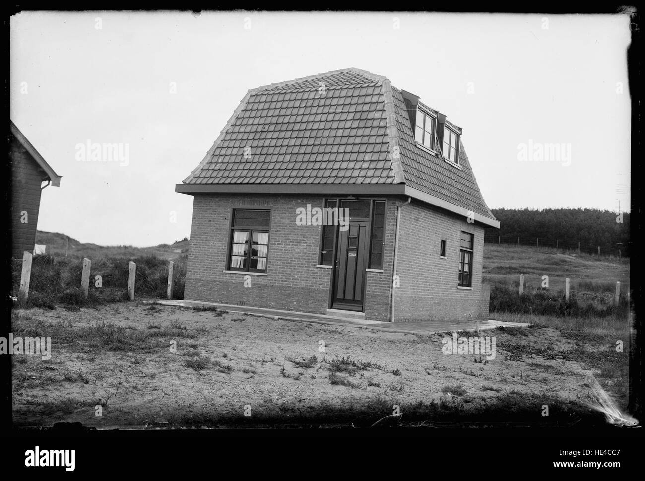 Holiday home, Den Helder, Huisduinen, historical photograph Stock Photo ...