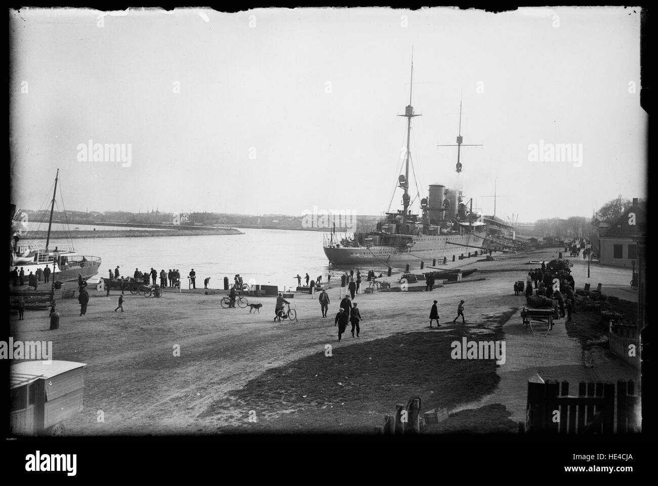 The Dutch cruiser Hr. Ms. Sumatra, a historic naval vessel from the ...
