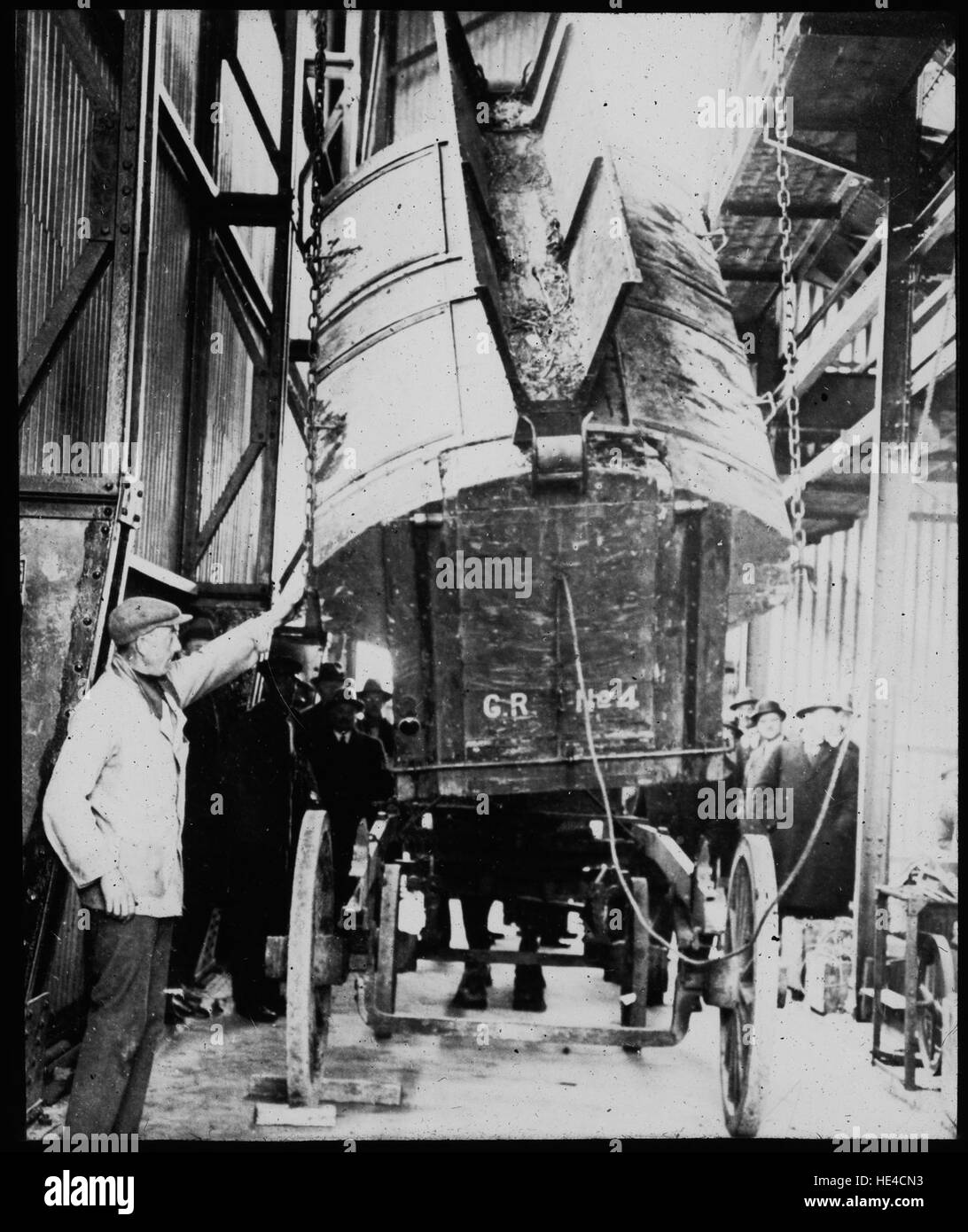 A historical photograph from Den Helder, showing the municipal cleaning ...