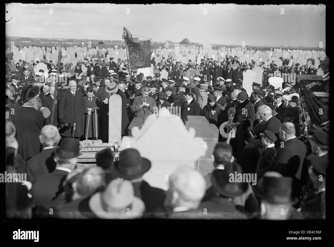 The funeral of Dorus Rijkers, a Dutch hero known for his bravery at sea ...