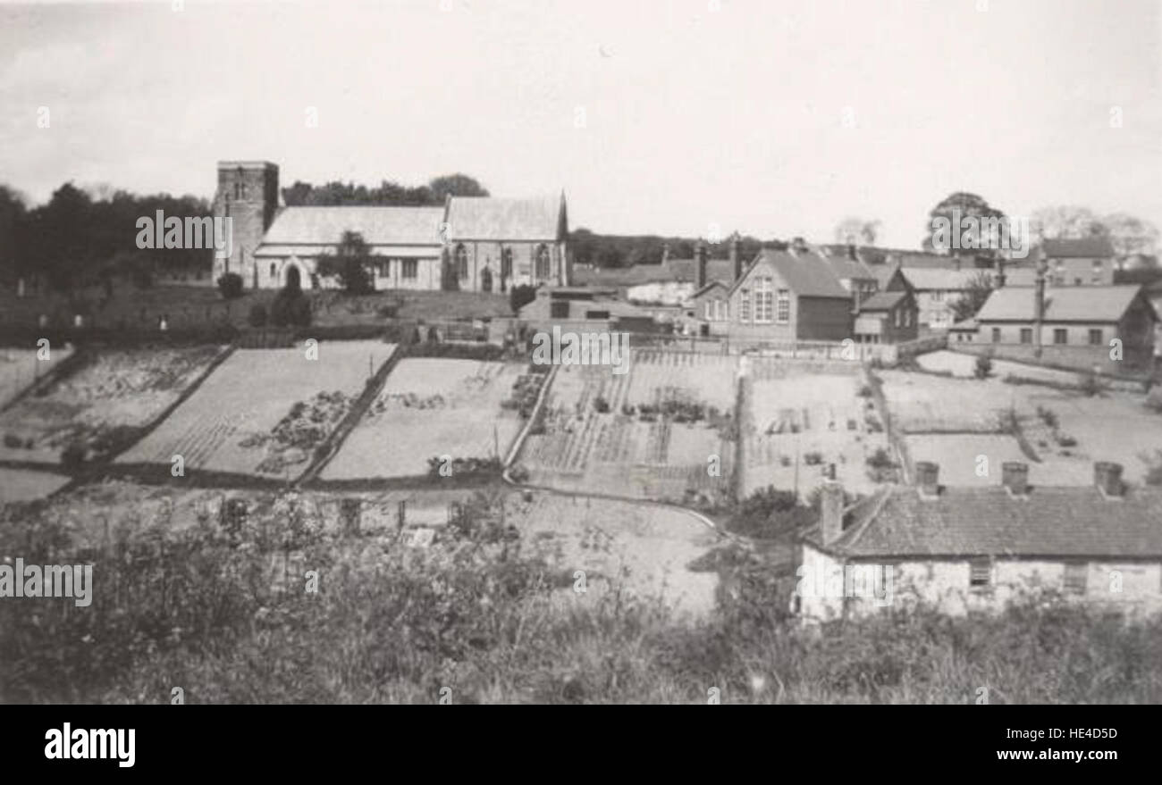Langtoft, 1937, Black and White photo, Langtoft village, Yorkshire ...