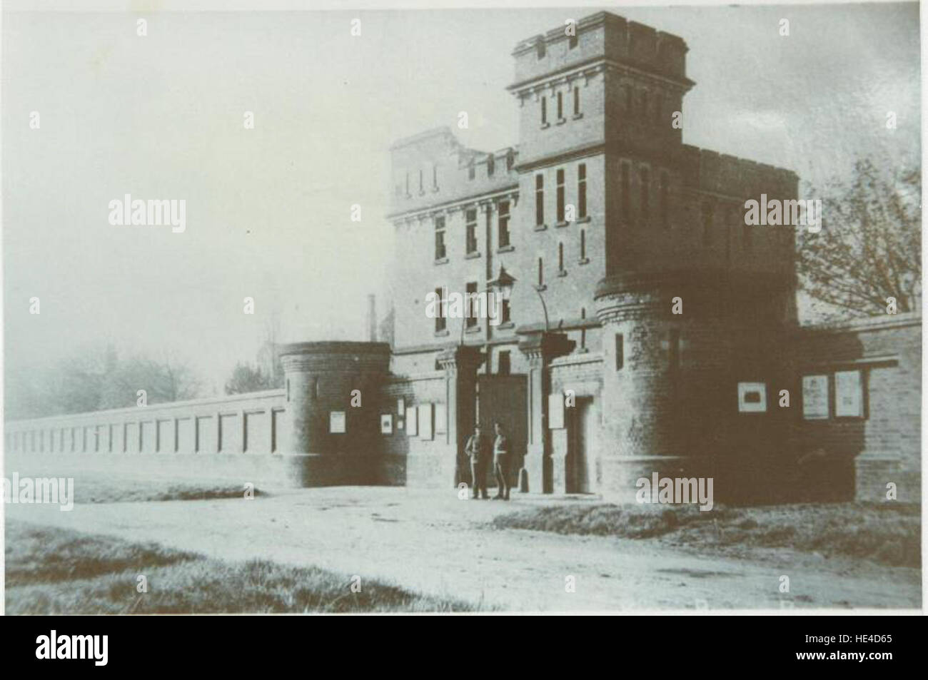 A historical photograph of Victoria Barracks, taken around 1940. The ...