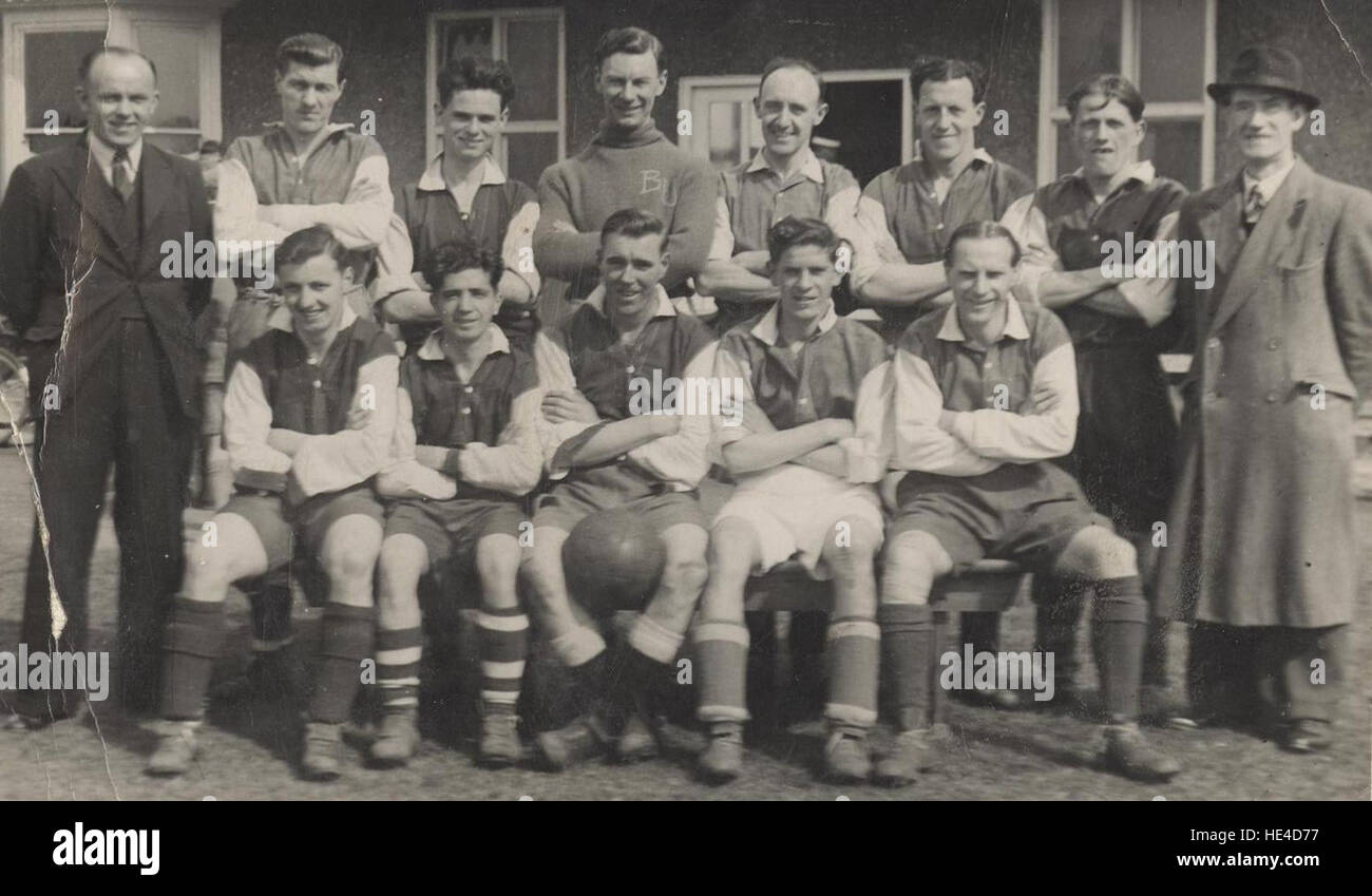 Beverley United at Norwood Park, Beverley, East Yorkshire, 1950 ...