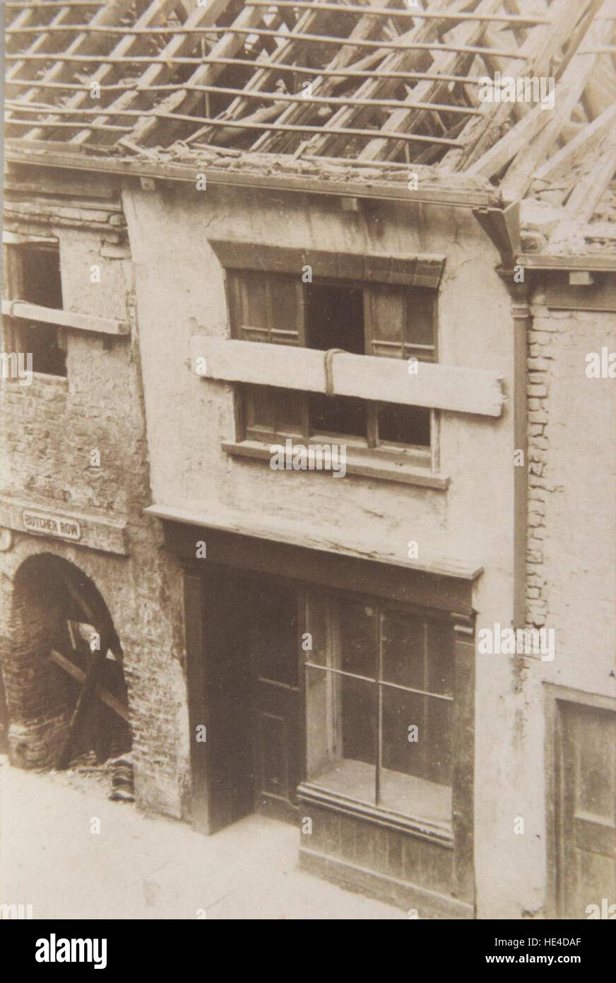 Butcher Row, Beverley, 1912 Stock Photo - Alamy