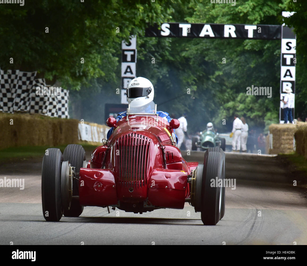 Phil Ingle, Maserati V8RI, pre-war power, Goodwood Festival of Speed ...
