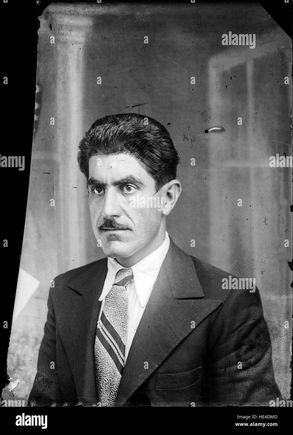 A vintage portrait from the Costica Acsinte Archive, depicting a ...