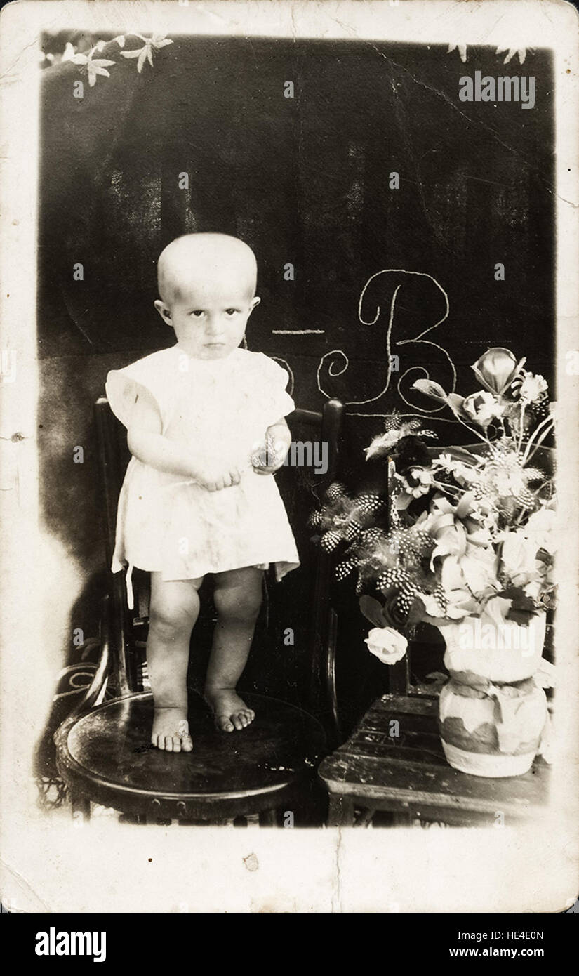 A photograph of a baby from the personal collection of Cristina ...