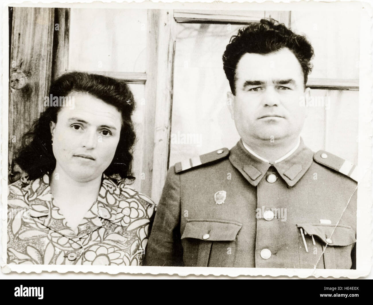 Portrait of Ion and Ecaterina Lupasțanu from the personal collection of PŒslaru Bogdan Cosmin ...