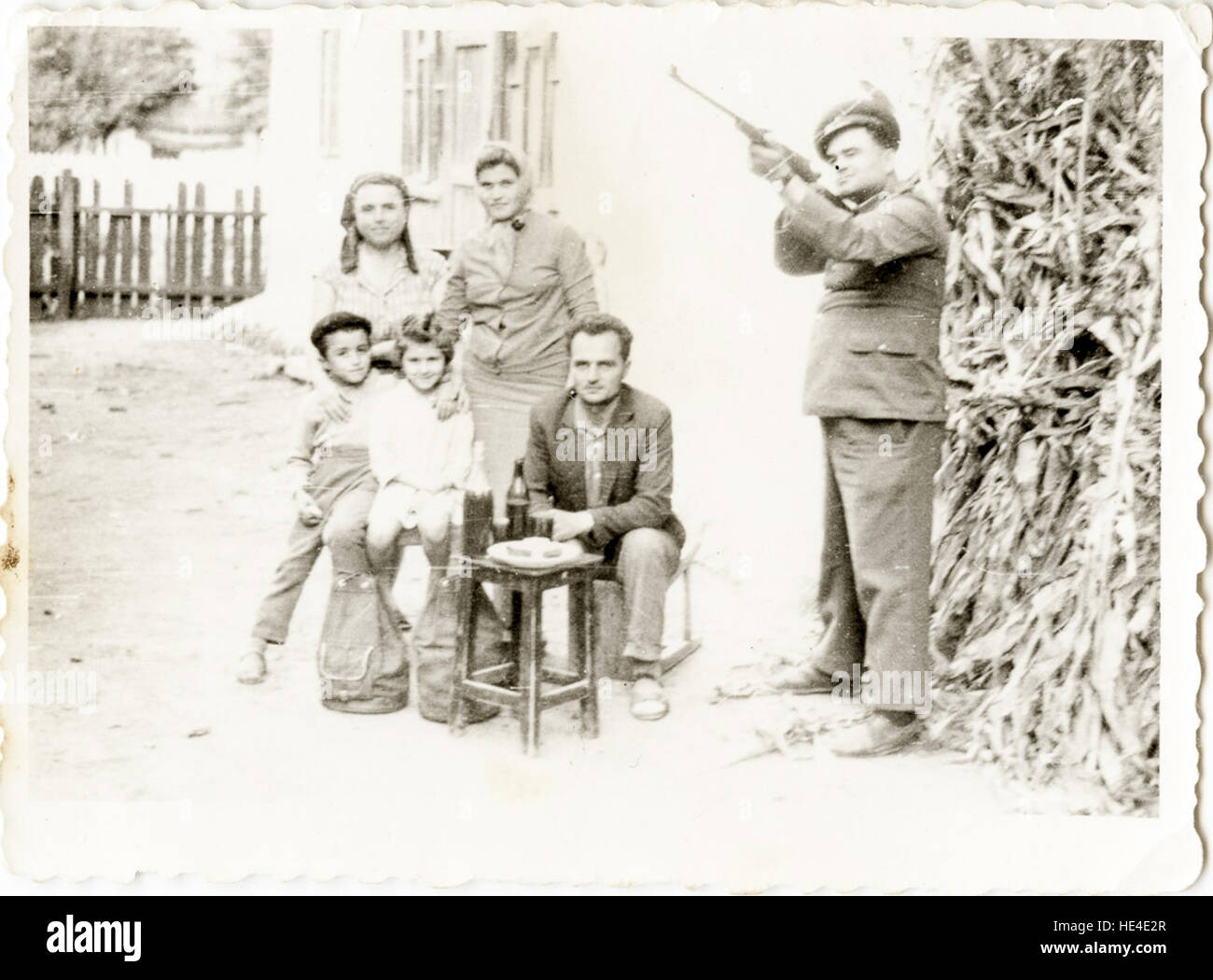 A family portrait from the collection of Păslaru Bogdan Cosmin, showing ...