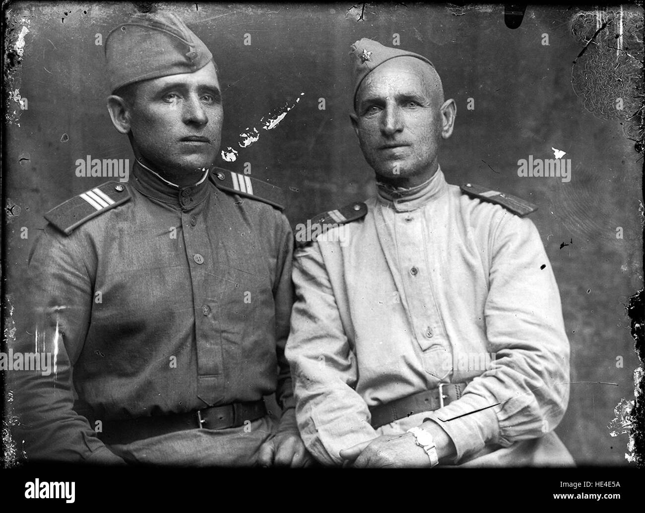 Soviet military uniforms Black and White Stock Photos & Images - Alamy