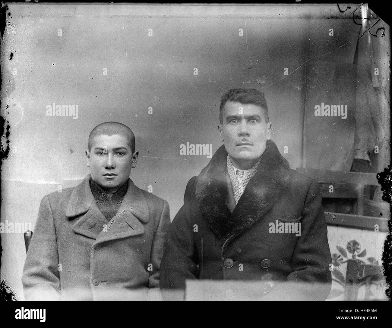 A set of three portraits from the Costica Acsinte Archive, captured on ...