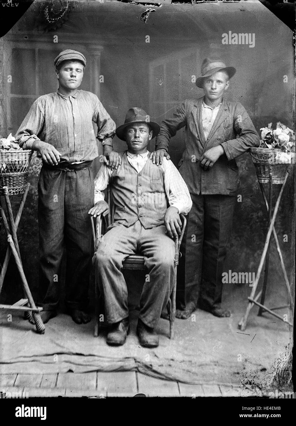 Negative three men Black and White Stock Photos & Images - Alamy