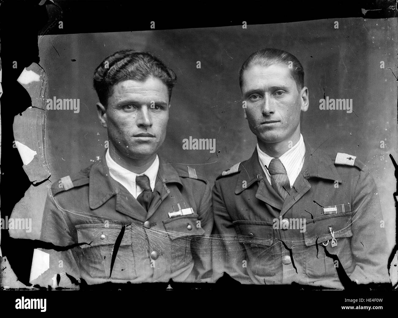 Two soldiers in traditional military attire hi-res stock photography ...