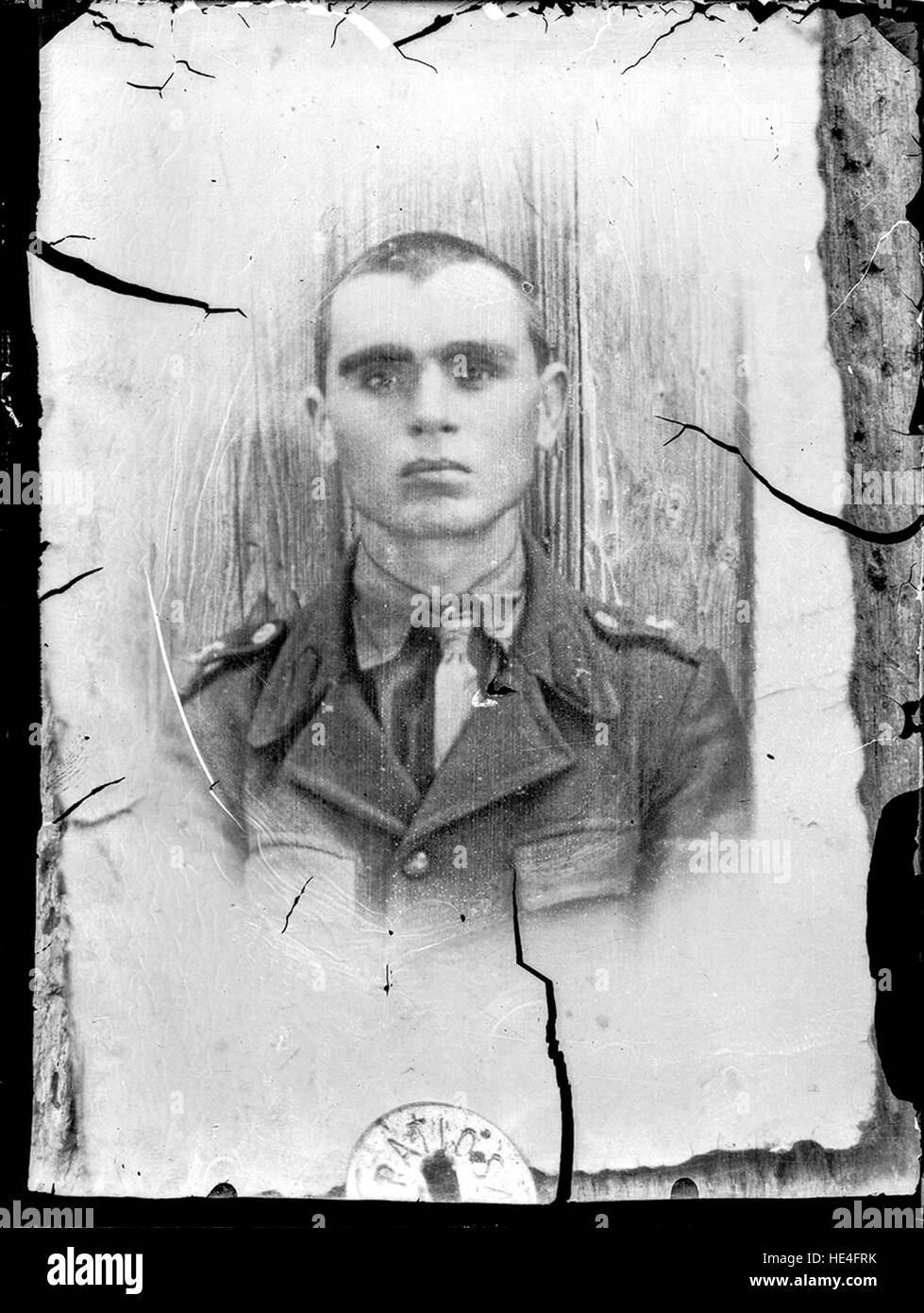 Reproduction of a historical portrait of a man from the Costică Acsinte ...