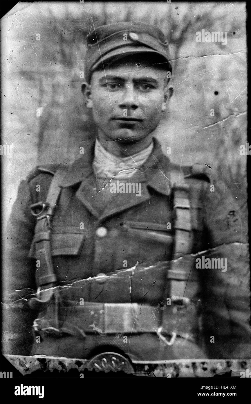 Two reproduced portraits from the Costica Acsinte Archive, depicting ...