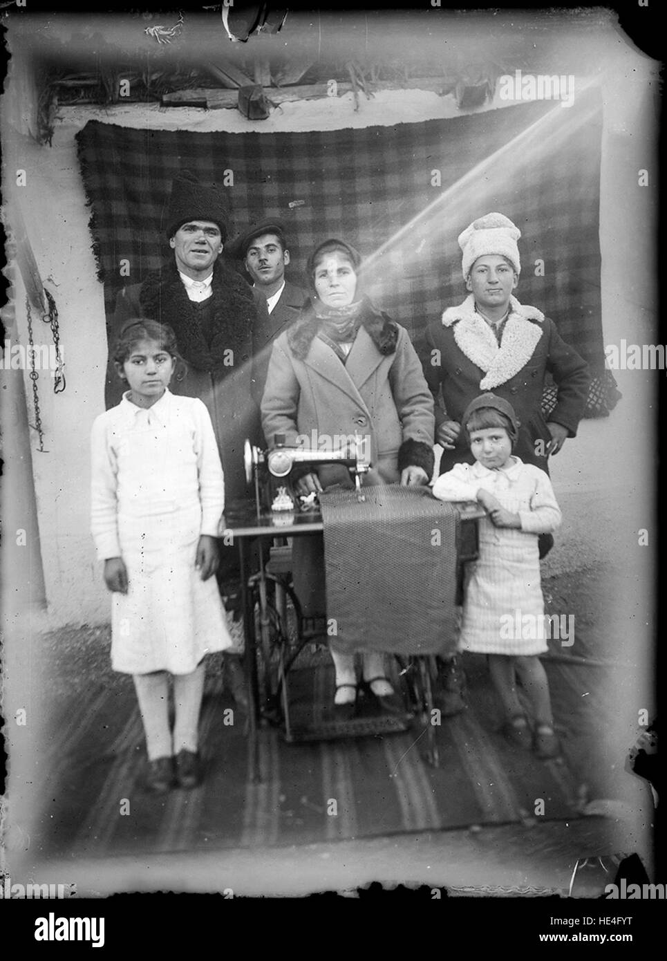 A family portrait from Ialomita, Romania, captured by Costica Acsinte ...
