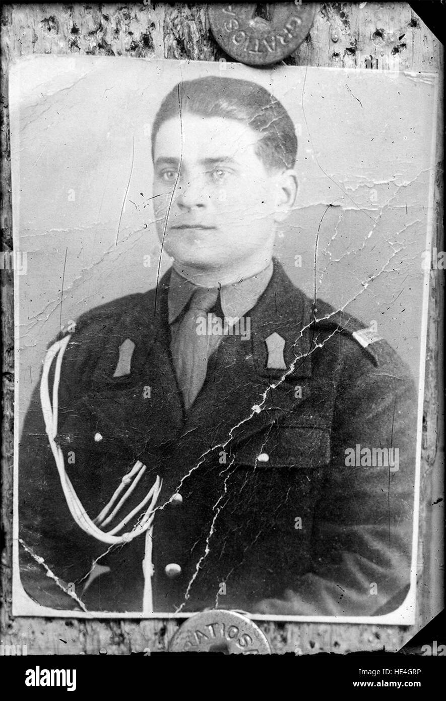 Two reproduced portraits from the Costica Acsinte Archive, Romania ...