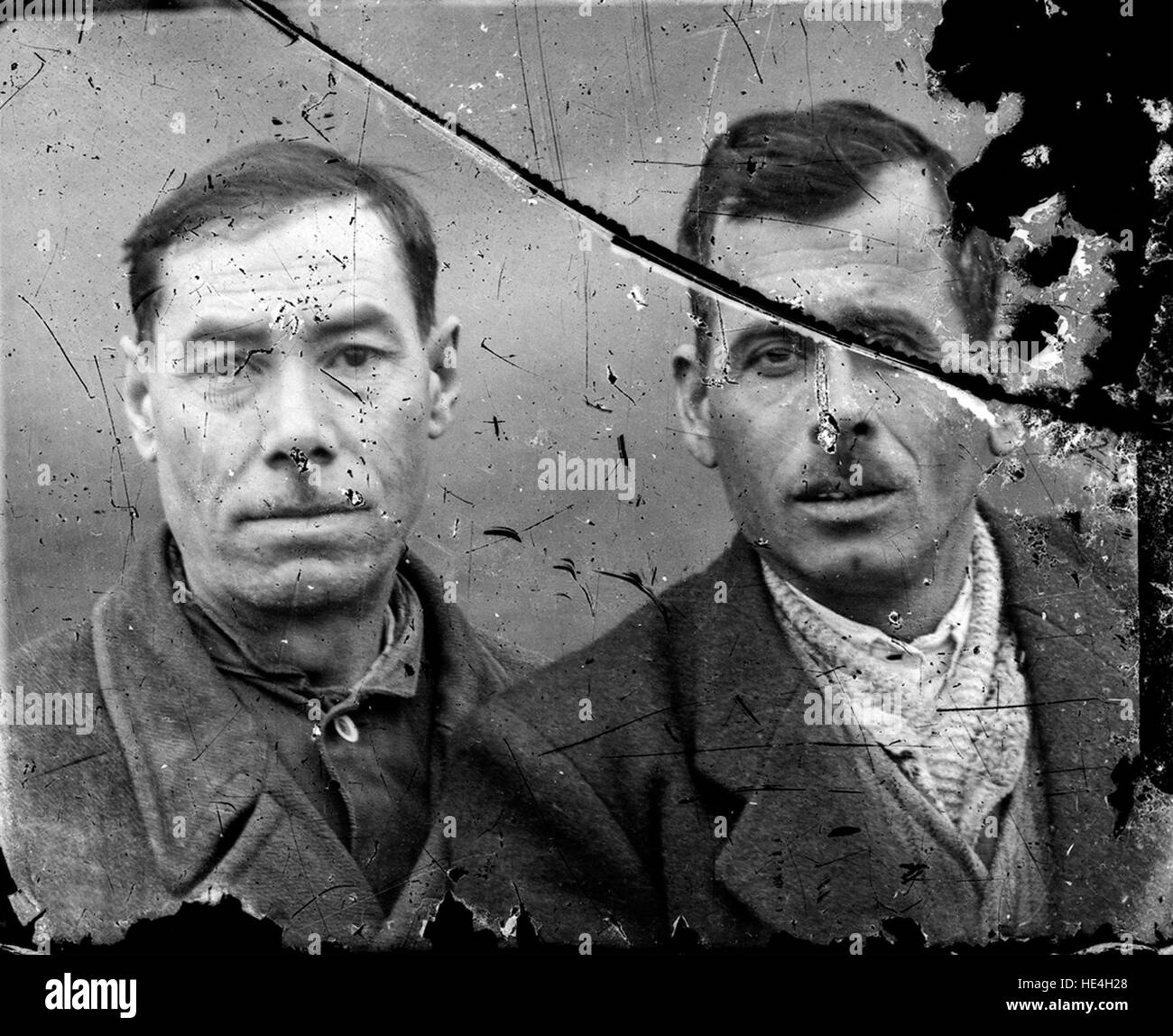 Four portraits from the Costica Acsinte Archive, Ialomita, Romania ...