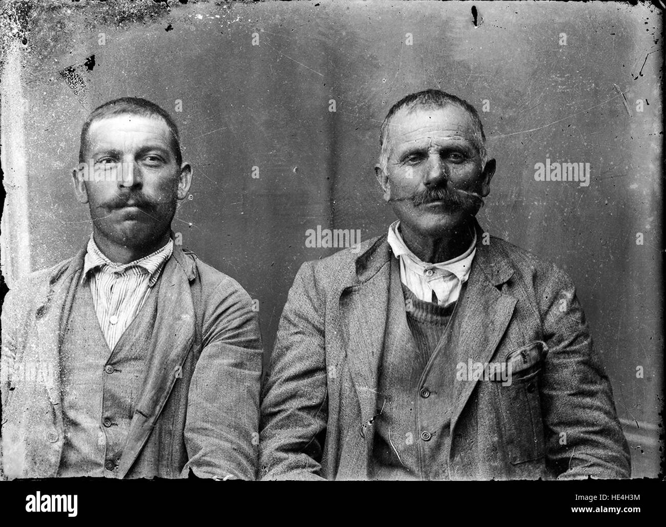 Portrait of two men Stock Photo - Alamy