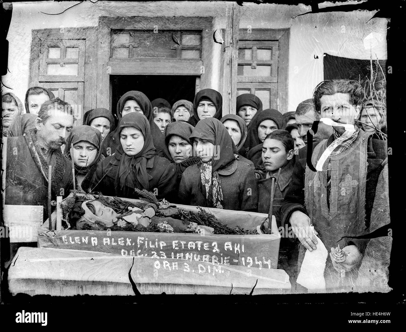 Memorial of Elena Alex. Filip, aged 2, deceased January 23, 1944, at 3 ...