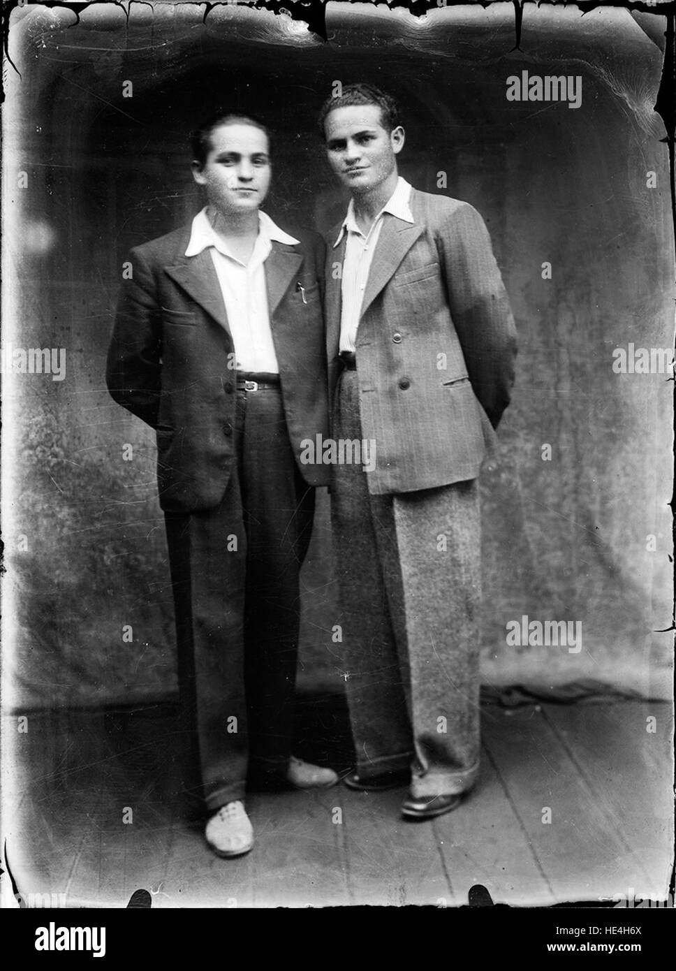 Portrait of two men Stock Photo - Alamy