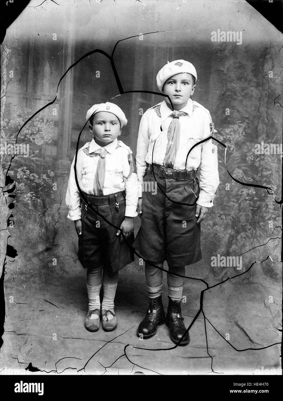 Two boys from Romania, photographed by Costica Acsinte, Ialomita region ...