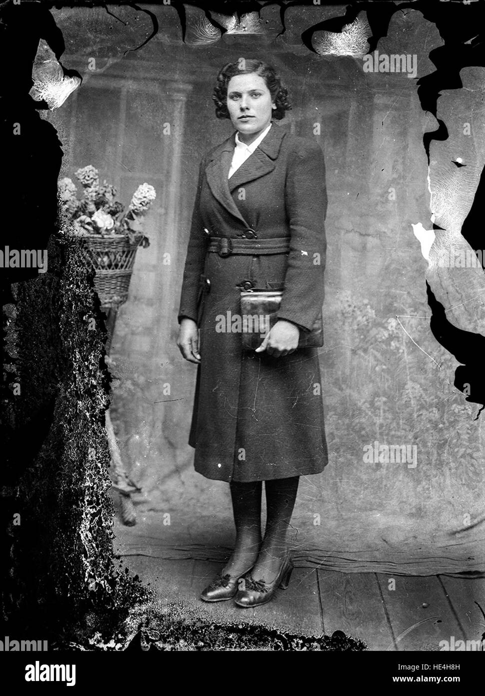 A portrait of a Romanian woman from Ialomita, captured by Costică ...