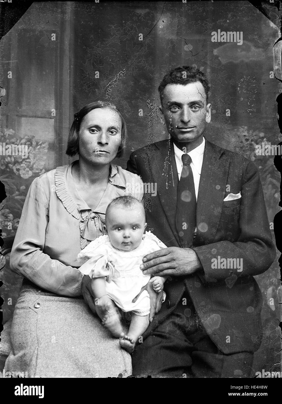 A family portrait captured in Ialomița, Romania, from the Costică ...