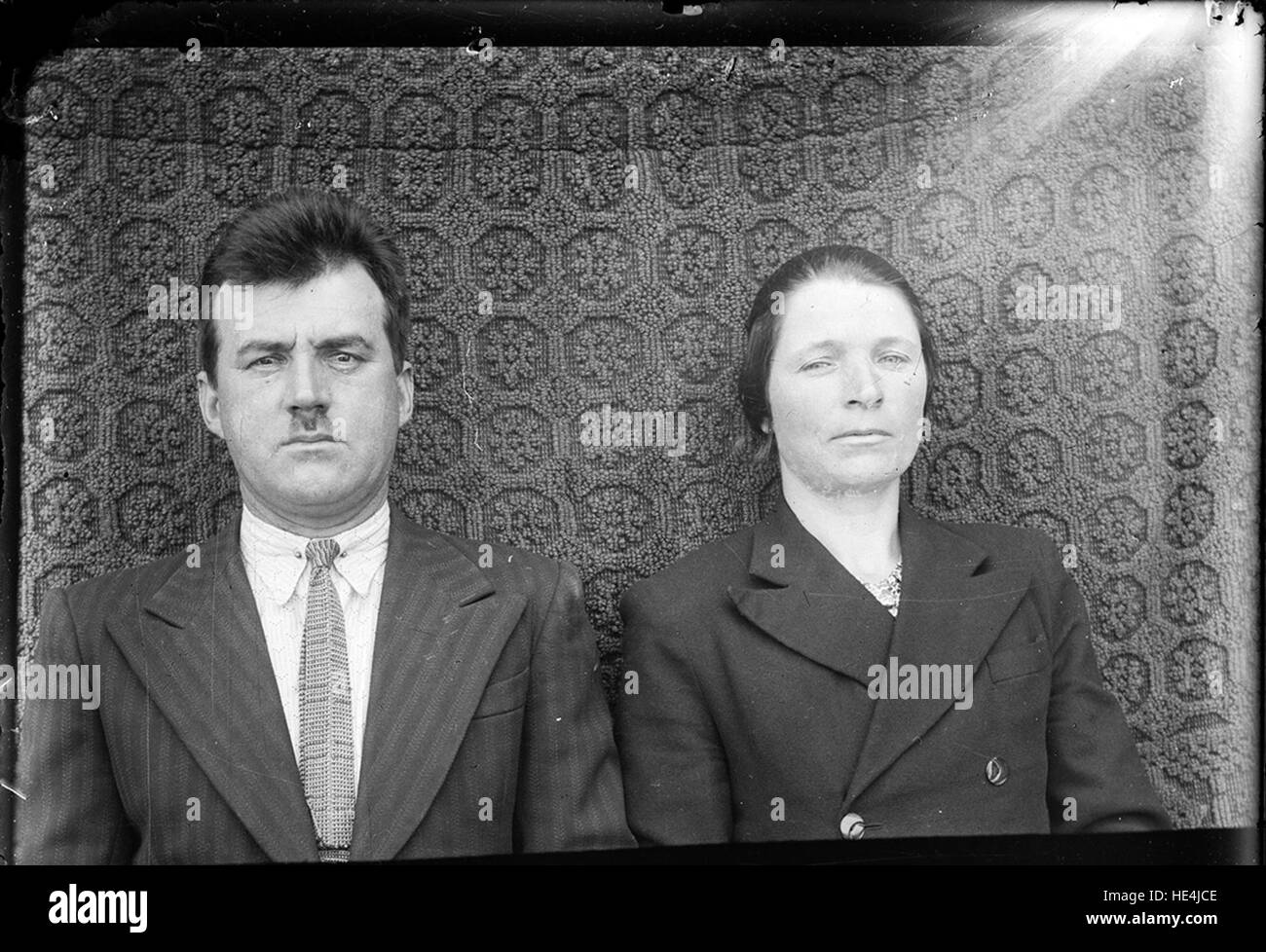 Two portraits captured by Costica Acsinte, preserved in the Costica ...