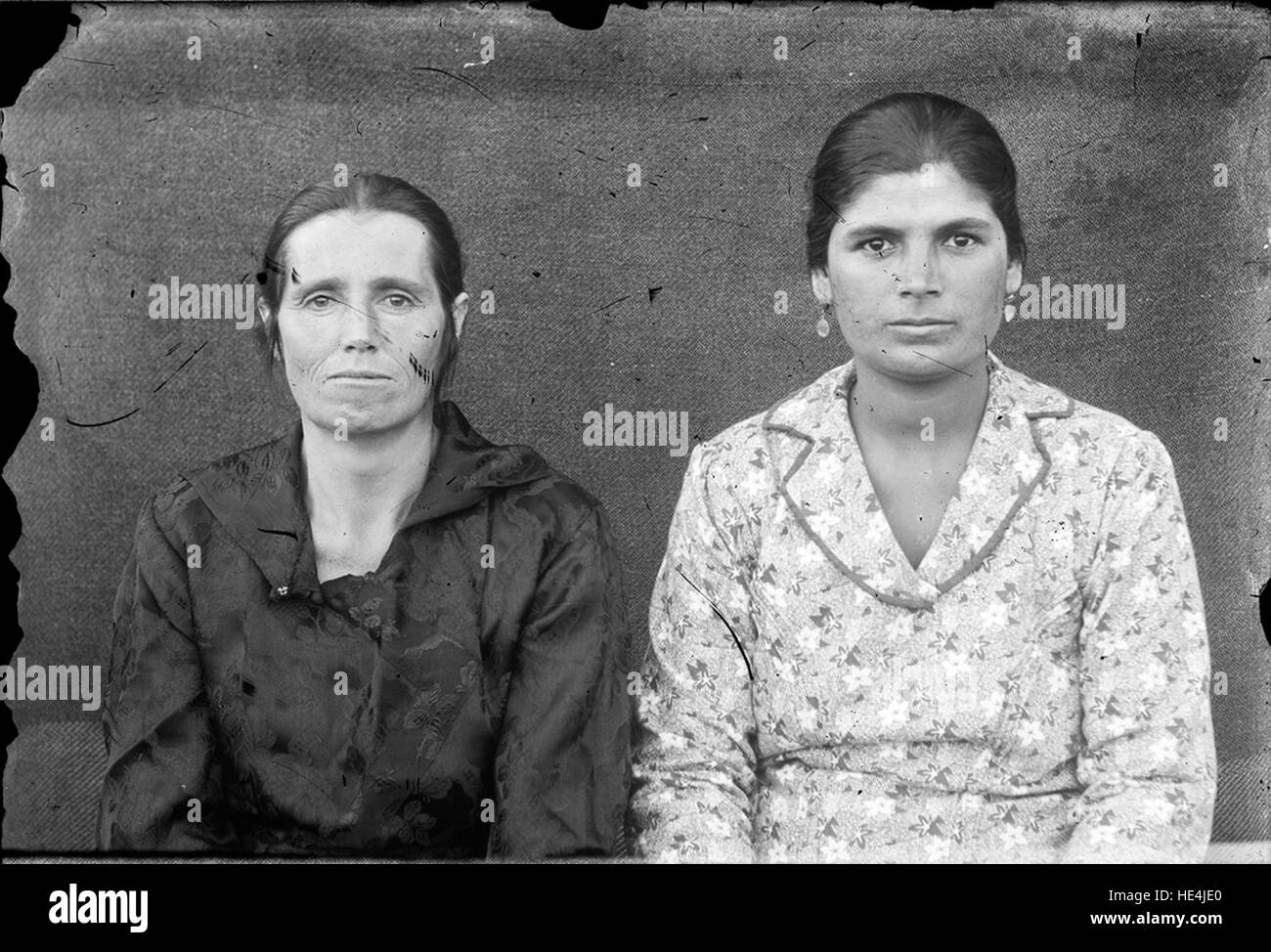 Two portraits, historical photography, Costica Acsinte Archive ...