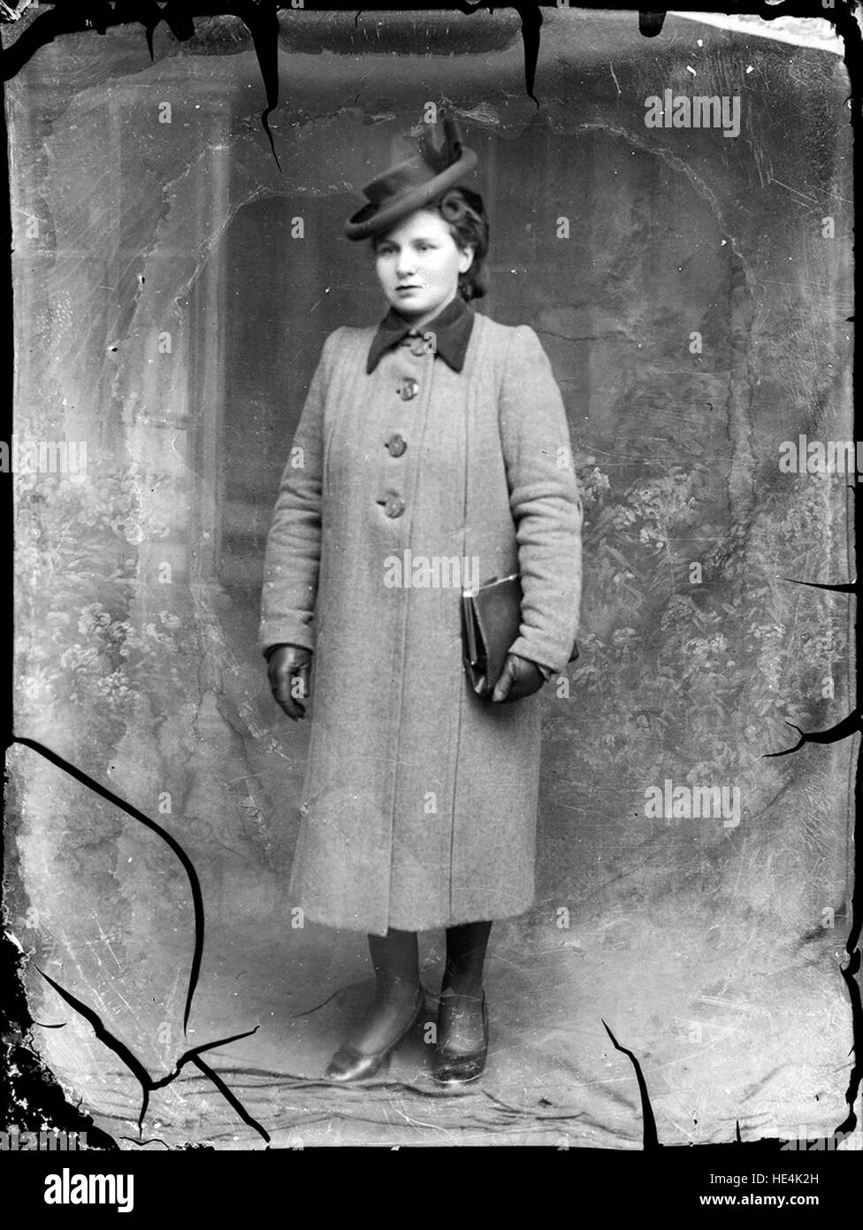 Female portrait, historic history, bygone image, Costica Acsinte ...