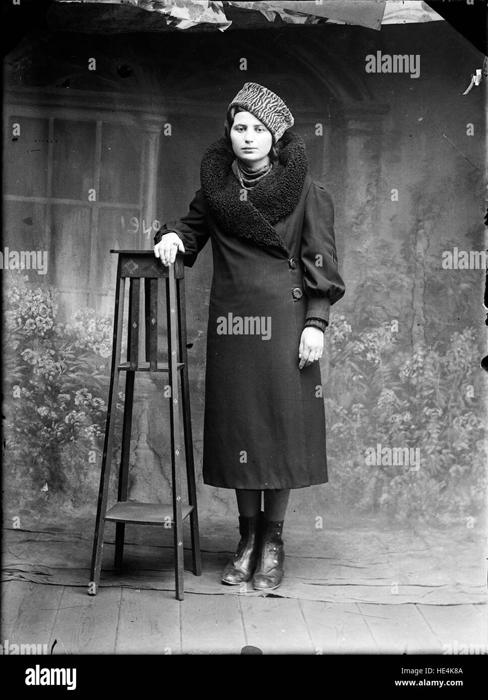 A portrait of a Romanian woman from 1940, captured by Costica Acsinte ...