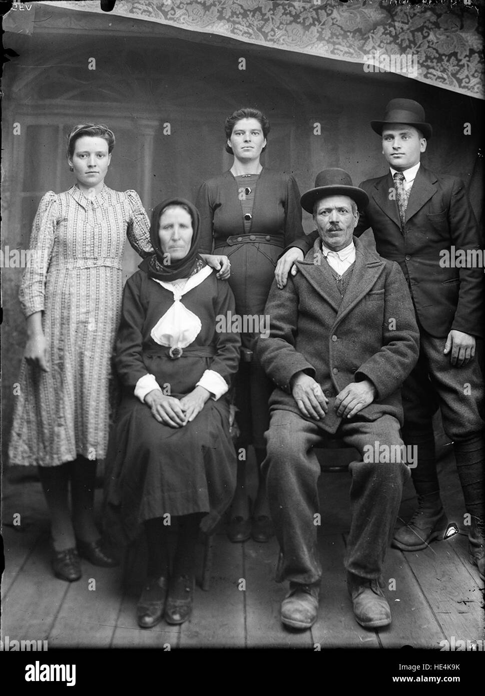 A family photograph from Ialomita, Romania, capturing the essence of ...