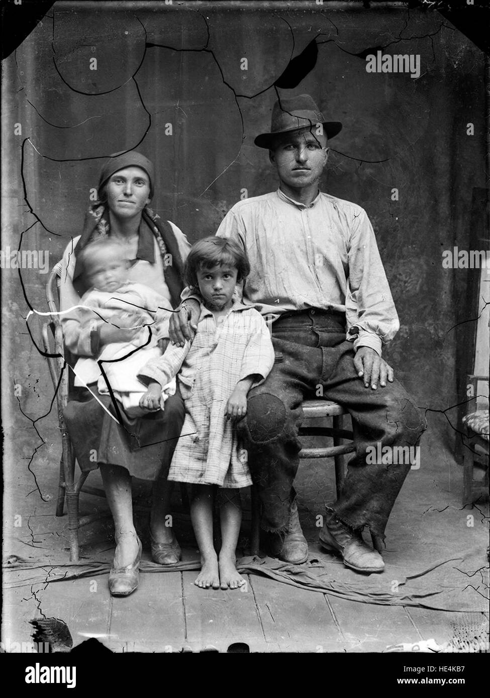 Family portrait, Costica Acsinte Archive, Romania Stock Photo - Alamy