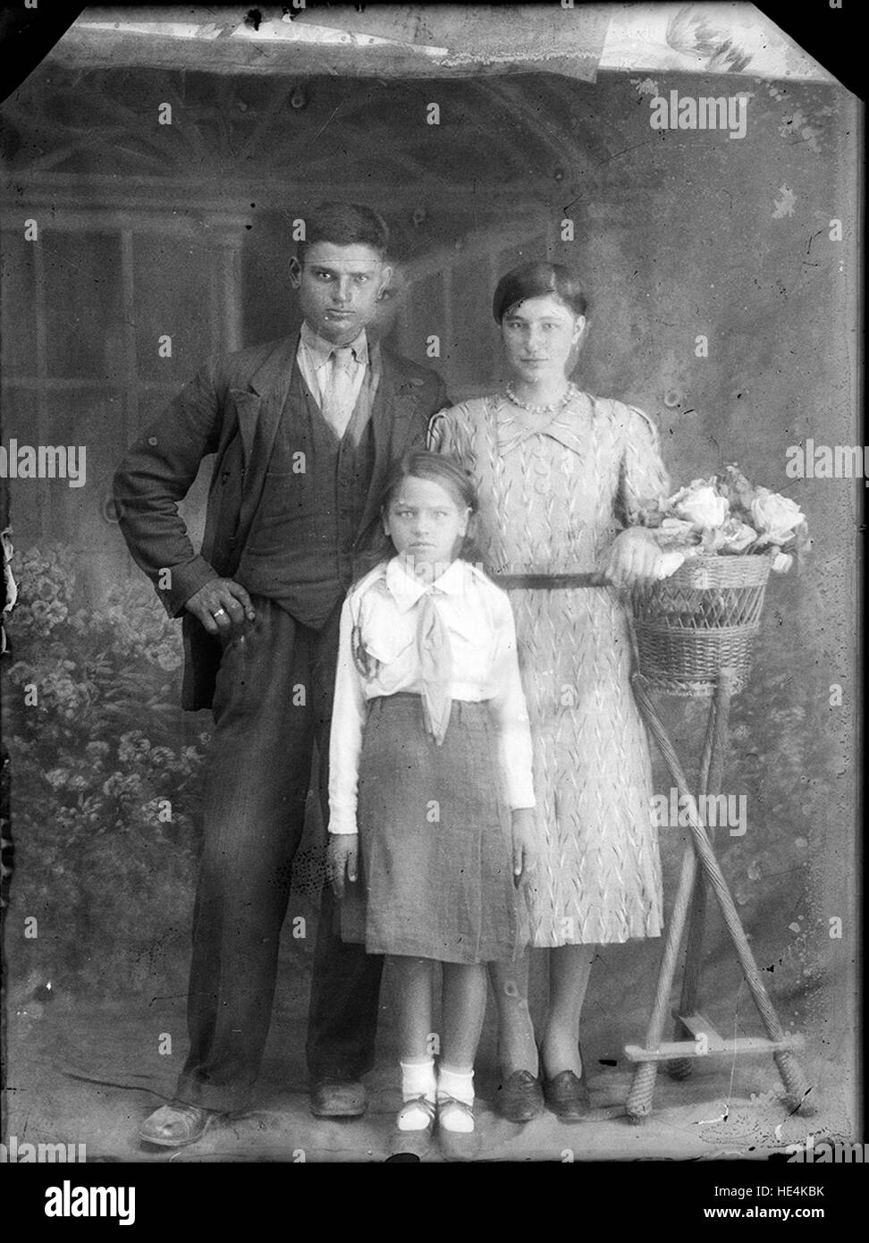 A family portrait from Ialomita, Romania, captured by Costica Acsinte ...