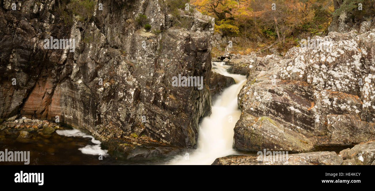badger falls, glen affric, Scotland Stock Photo - Alamy