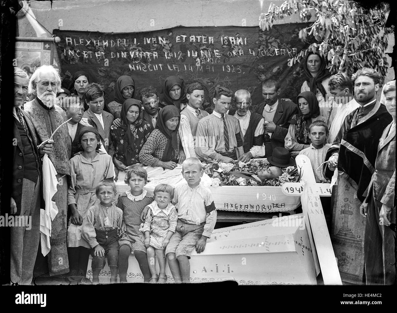 The memorial for Alexandru I. Ivan, who passed away on June 12, 1940 ...