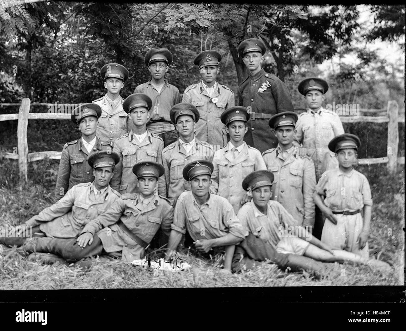 Two military portraits from 1940, photographed by Costica Acsinte ...