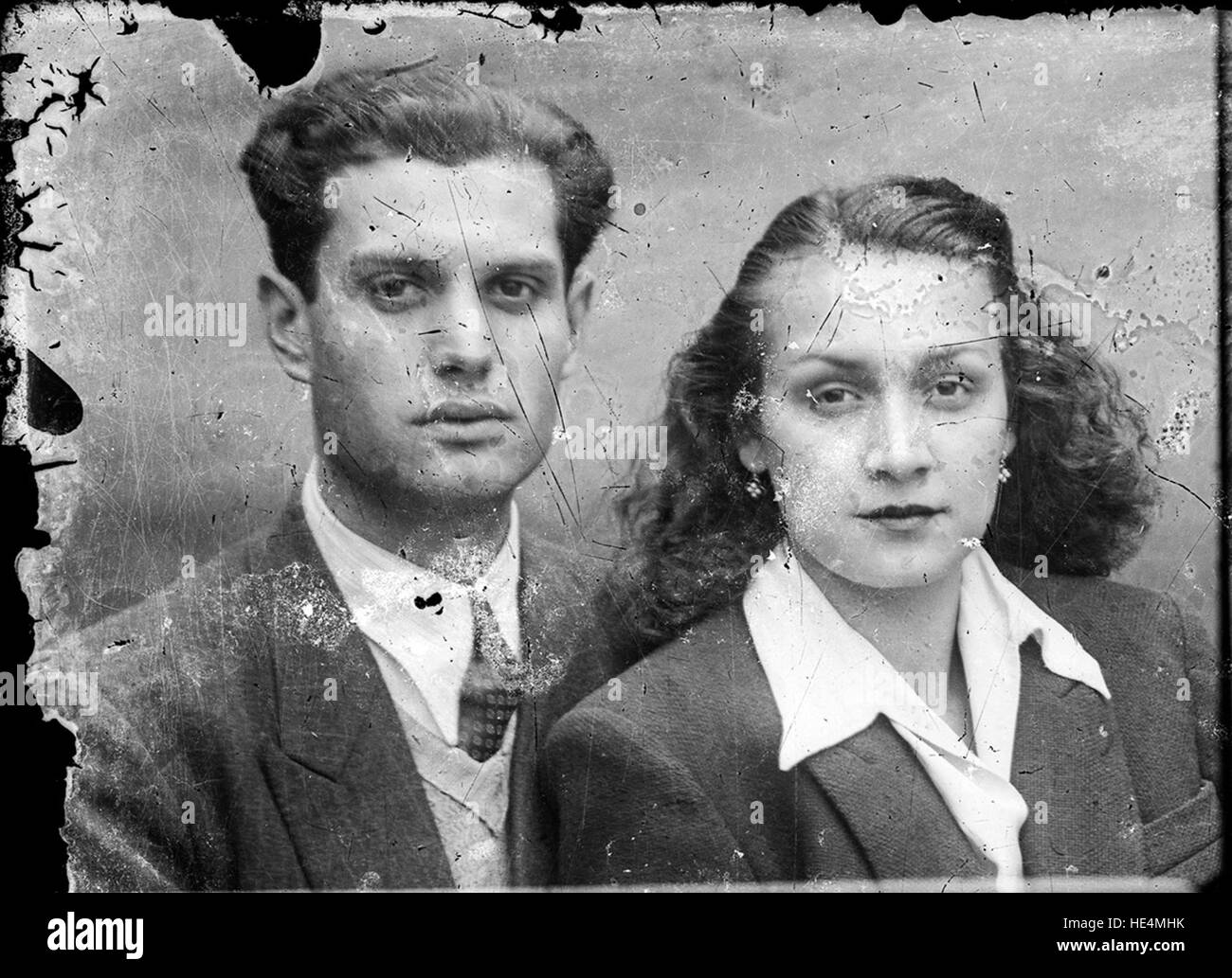 Four portraits from Costică Acsinte Archive, Ialomita, Romania, early ...