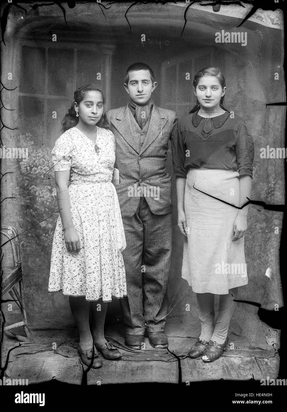 Young man between two women, 1940, Costica Acsinte Archive, Ialomita ...