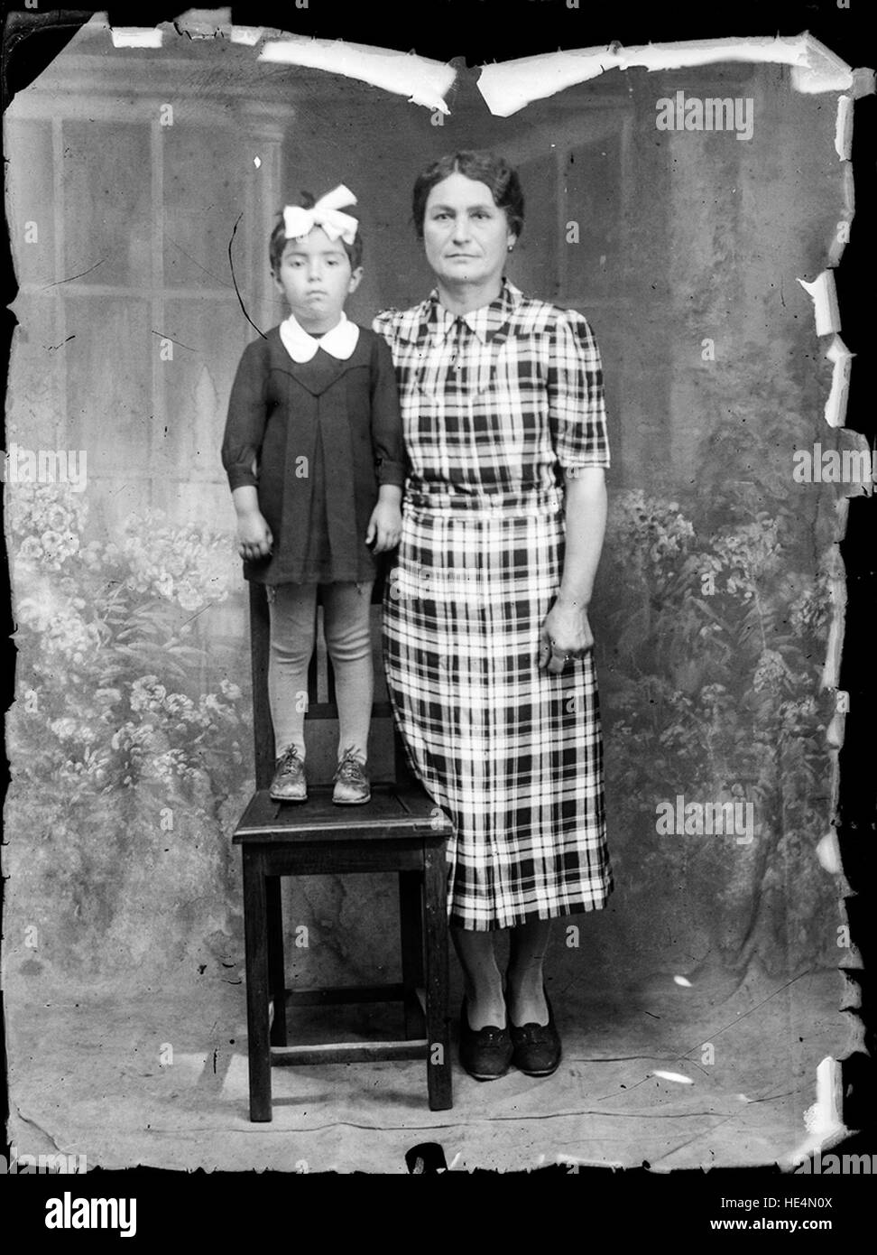 mother, child, historic, history, bygone, old, ancient, past, glass ...